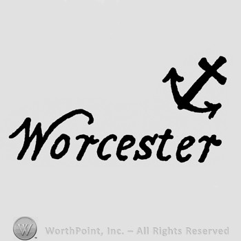 Mark with An anchor with word "Worcester". | #318846