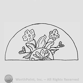 Mark with Glass pattern: Single Flower; napkin | #319107