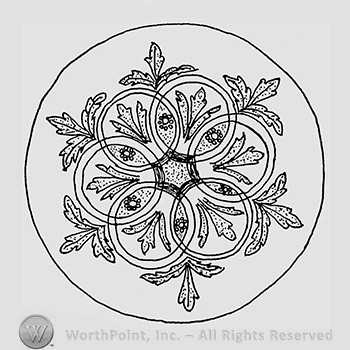 Mark with Glass Pattern: Victorian; plate. | #319109