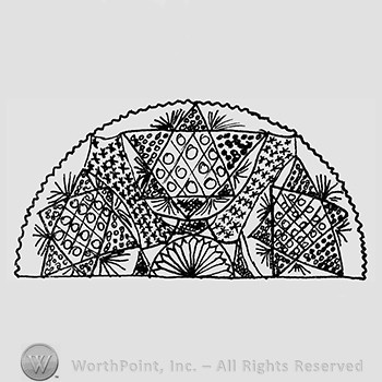 Mark with Glass Pattern: Northern Star; plate. | #319148