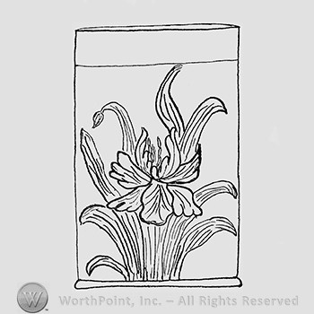 Mark with Glass Pattern: Heavy Iris; tumbler. | #319168