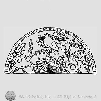 Mark with Glass Pattern: Cherry Smash; plate. | #319183