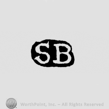 Mark with The letters "SB" and an oval. | #31948