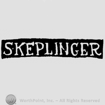 Mark with The text "S KEPLINGER". | #31975