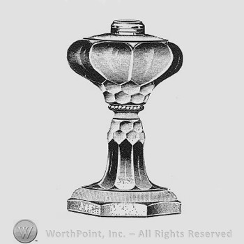 Mark with Glass Pattern: No. 1; lamp stand. | #319782