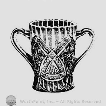 Mark with Glass Pattern: Eclipse; celery vase. | #319868