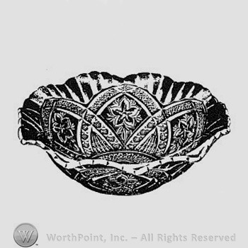 Mark with Glass Pattern: Eclipse; berry bowl. | #319869