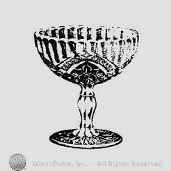 Mark with Glass Pattern: Eclipse; Footed Jelly | #319874