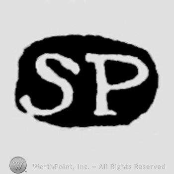 Mark with The letters "SP" and an oval. | #31991