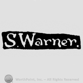 Mark with The text "S. Warner". | #32006