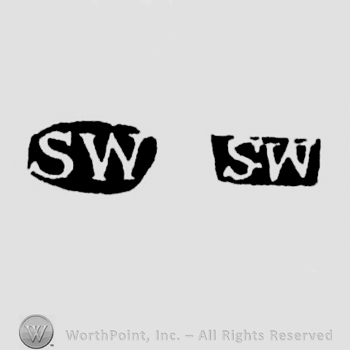 Mark with The letters "SW", "SW". | #32009