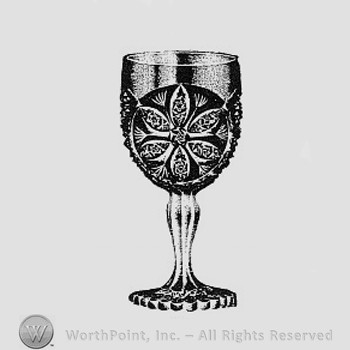 Mark with Glass Pattern: Prosperity; wine glass. | #320122