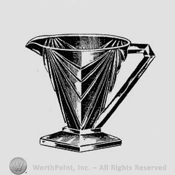 Mark with Glass Pattern: No. 610; creamer. | #320221