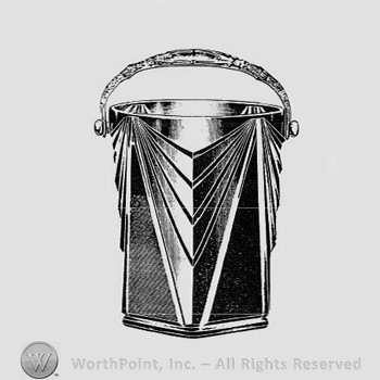 Mark with Glass Pattern: No. 610; ice tub. | #320223