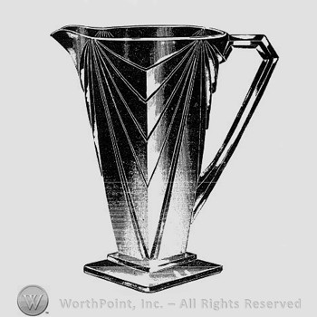 Mark with Glass Pattern: No. 610; jug. | #320225
