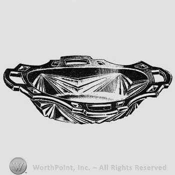 Mark with Glass Pattern: No. 610; pickle dish. | #320227