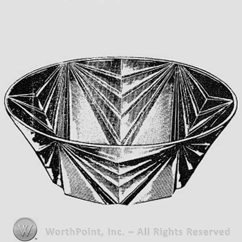 Mark with Glass Pattern: No. 610; berry bowl. | #320230