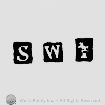 Mark with The letters "SW" and a shape. | #32030