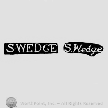 Mark with The text "S. WEDGE S. Wedge". | #32041