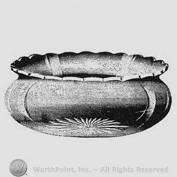 Mark with Glass pattern: No. 325; nappy bowl. | #320443