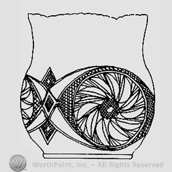 Mark with Glass pattern: Aztec; vase. | #320480