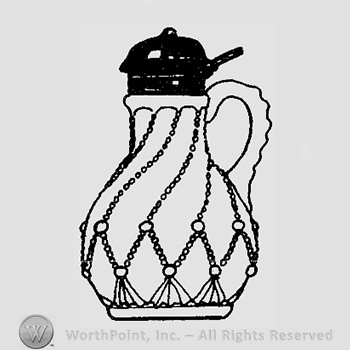 Mark with Glass pattern: Cord Drapery; Cruet and | #320565