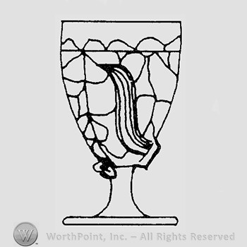 Mark with Glass pattern: Garden Of Eden; goblet. | #320639