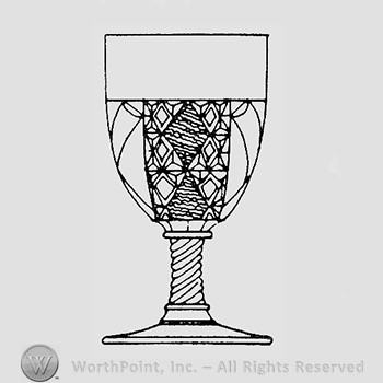 Mark with Glass pattern: Prism Arc; goblet. | #320792