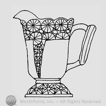 Mark with Glass pattern: Queen; pitcher. | #320797