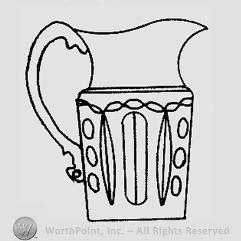 Mark with Glass pattern: Washington 2; pitcher. | #320896