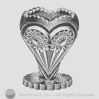 Mark with Imperial Glass Pattern: No.2925A; vase. | #321577