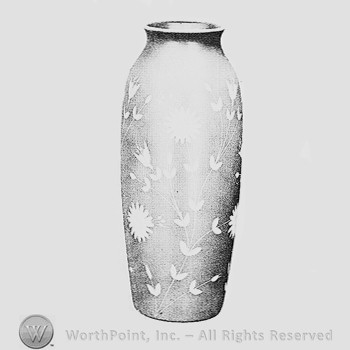 Mark with Imperial Glass Pattern: 418; vase. | #321671