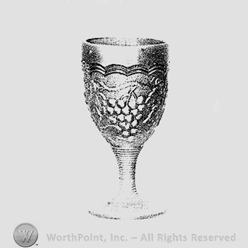 Mark with Imperial Glass Pattern: 473; goblet. | #321736