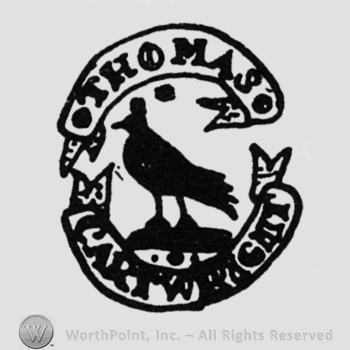 Mark with A label, the text "THOMAS CARTWRIGHT" | #32201