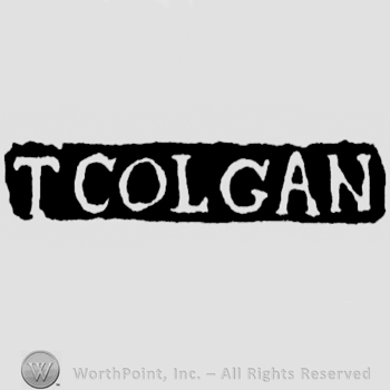 Mark with The text " T COLGAN". | #32214