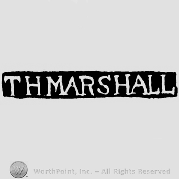 Mark with The text "T H MARSHALL". | #32246