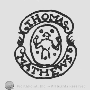 Mark with A label, the text "THOMAS MATTHEWS", an | #32262