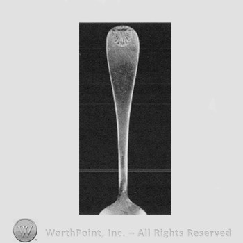 Mark with Silver Plated Pattern: Shell; flatware. | #322899