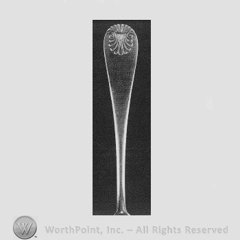 Mark with Silver Plated Pattern: Shell; flatware. | #323153