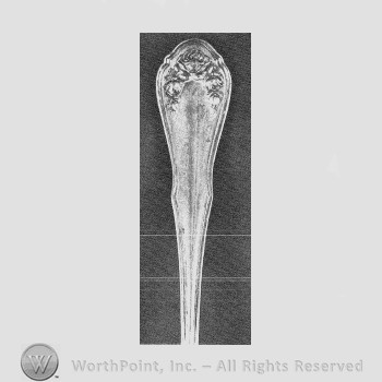 Mark with Silver Plated Pattern: La Rose; | #323232