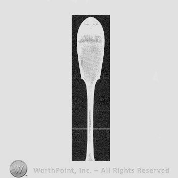 Mark with Silver Plated Pattern: Shell Tip; | #323410