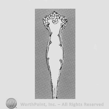 Mark with Silver Plated Pattern: Forget Me Not; | #323418