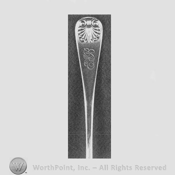 Mark with Silver Plated Pattern: Shell; flatware. | #323436