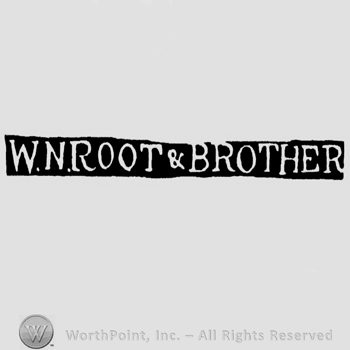 Mark with The text "W.N.ROOT & BROTHER". | #32346