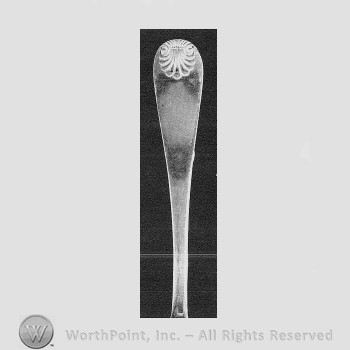 Mark with Silver Plated Pattern: Shell; flatware. | #323504