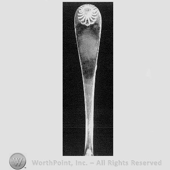 Mark with Silver Plated Pattern: Shell; flatware. | #323722