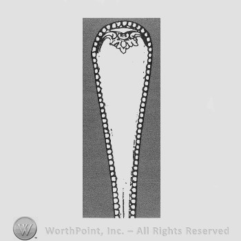 Mark with Silver Plated Pattern: Priscilla; | #324057