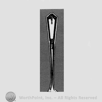 Mark with Silver Plated Pattern: Bouquet; | #324082