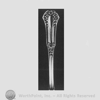 Mark with Silver Plated Pattern: Trumpet Vine; | #324126