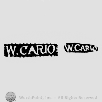 Mark with The text "W.CARIO". | #32414